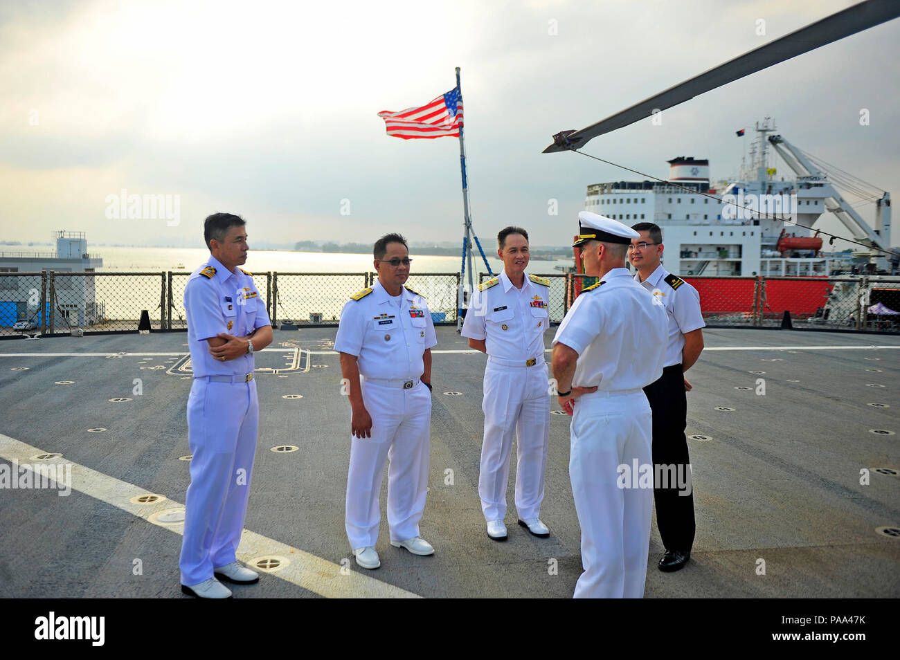 160319-N-TV402-018 SINGAPORE (March 19, 2016) - Commanding officer of ...