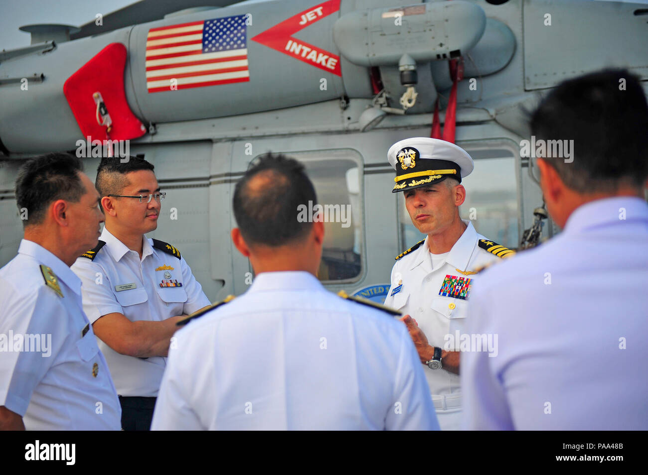 160319-N-TV402-003 SINGAPORE (March 19, 2016) - Commanding officer of ...