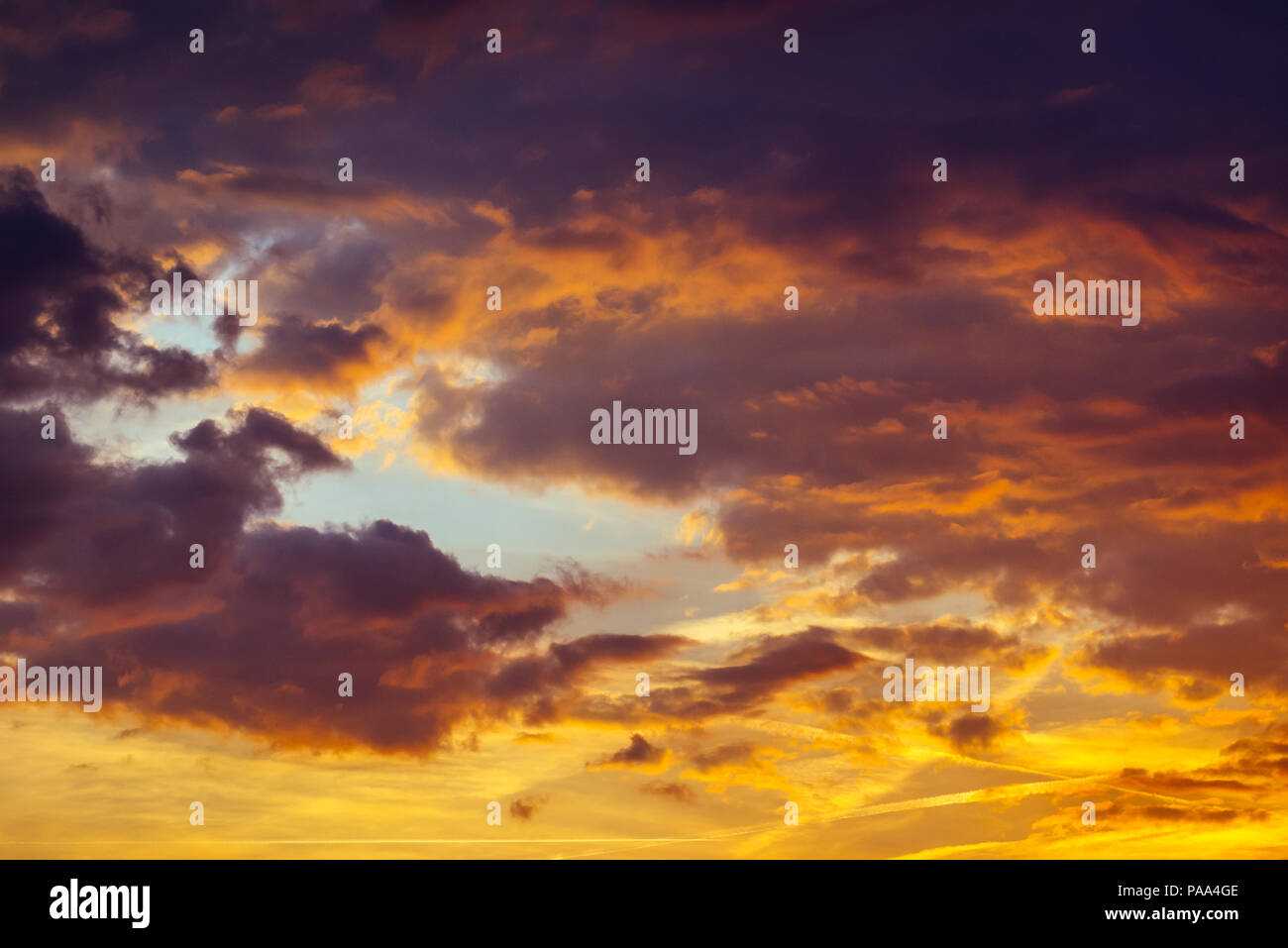 Beautiful polish sunset clouds hi-res stock photography and images - Alamy