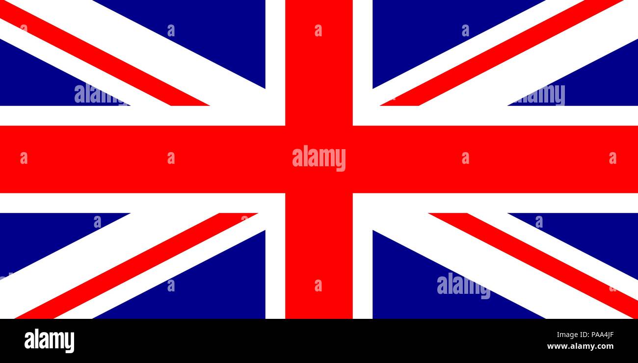 Flag Of The Great Britain Stock Vector Image & Art - Alamy