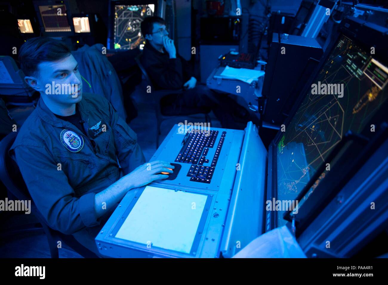 160320-N-TH560-186 EAST SEA (March 20, 2016) Air Traffic Controlman 2nd ...