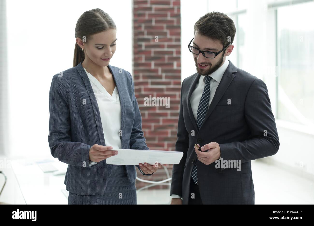 Professional man discussing business matters hi-res stock photography ...