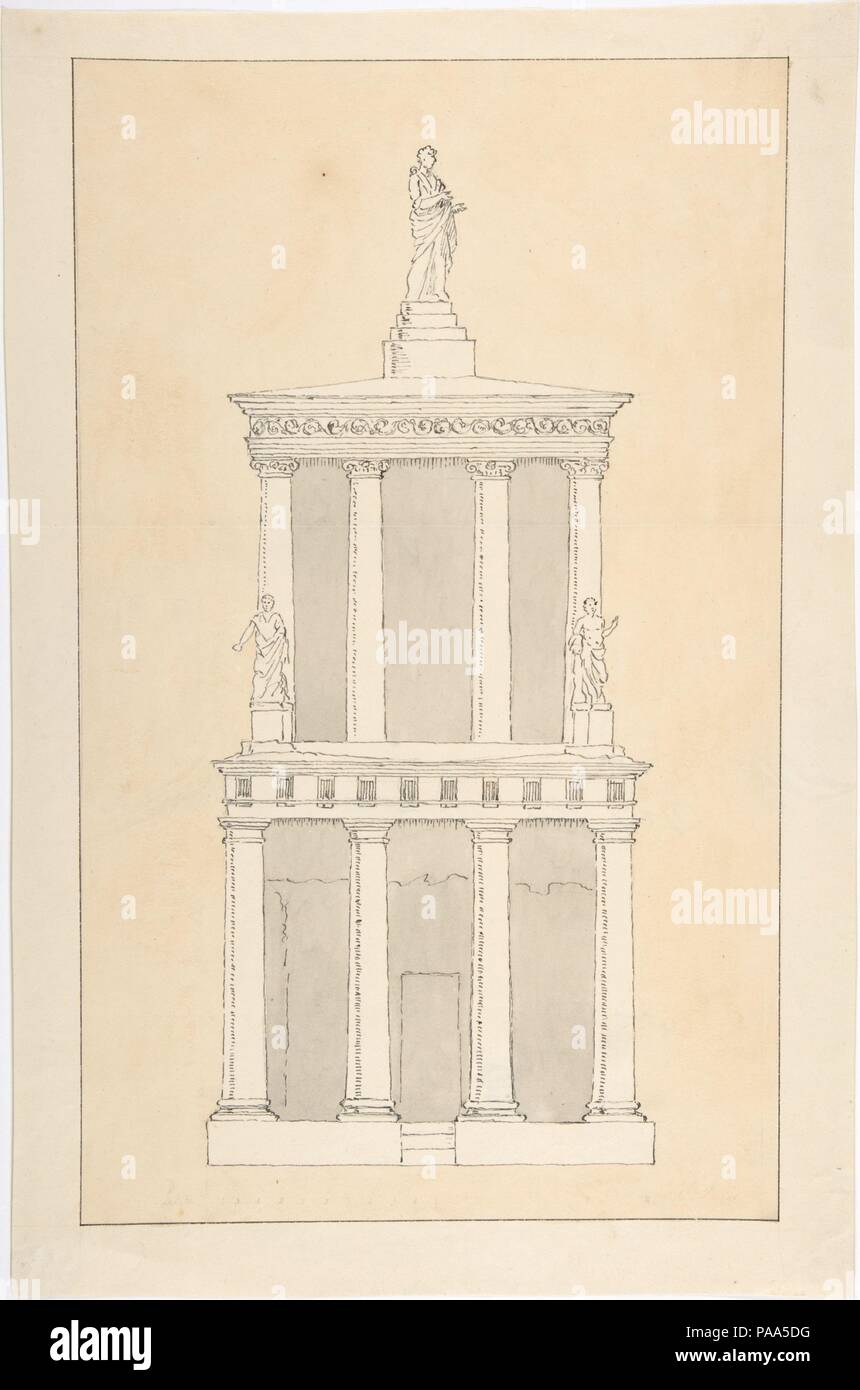 Design for Tomb of Mamier. Artist: Anonymous, French, 18th century ...