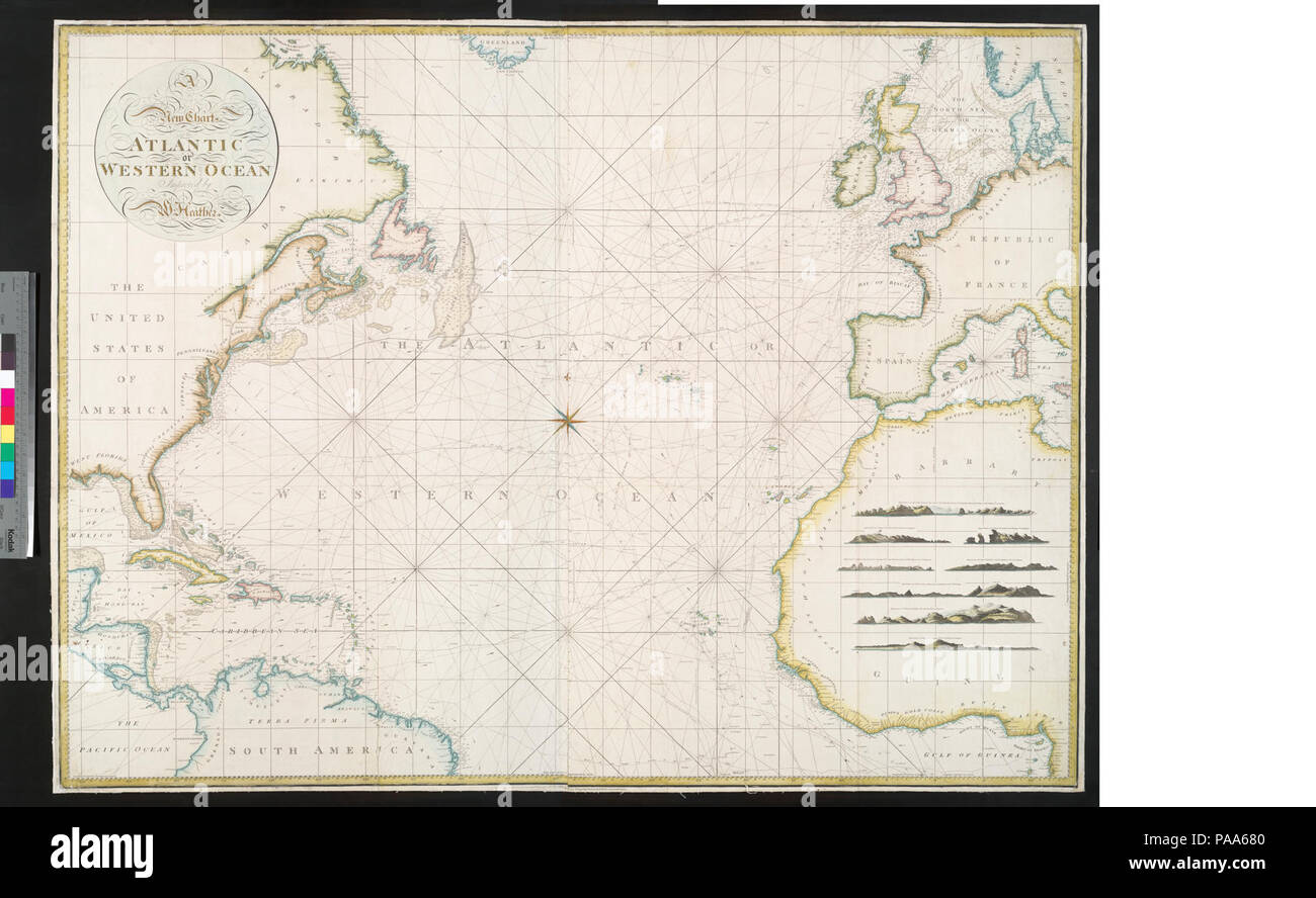 Atlantic ocean chart hi-res stock photography and images - Alamy