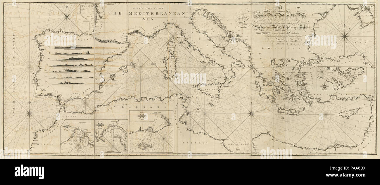 New sea chart hi-res stock photography and images - Alamy