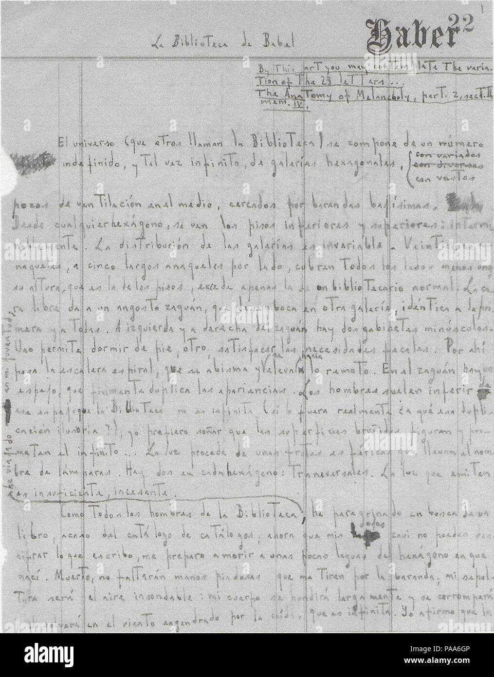 158 library of babel hi-res stock photography and images - Alamy