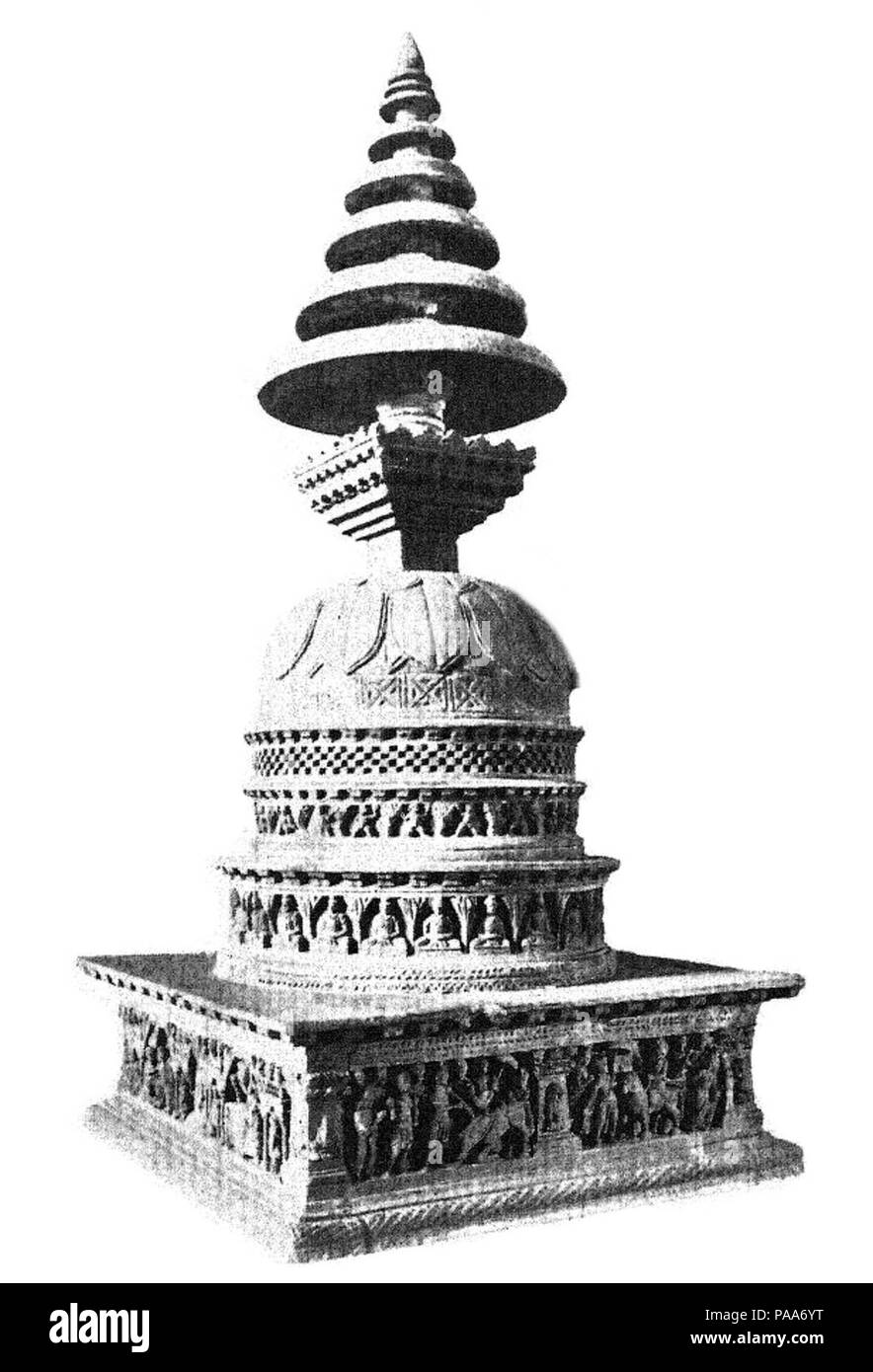 160 Loriyan Tangai stupa Stock Photo - Alamy