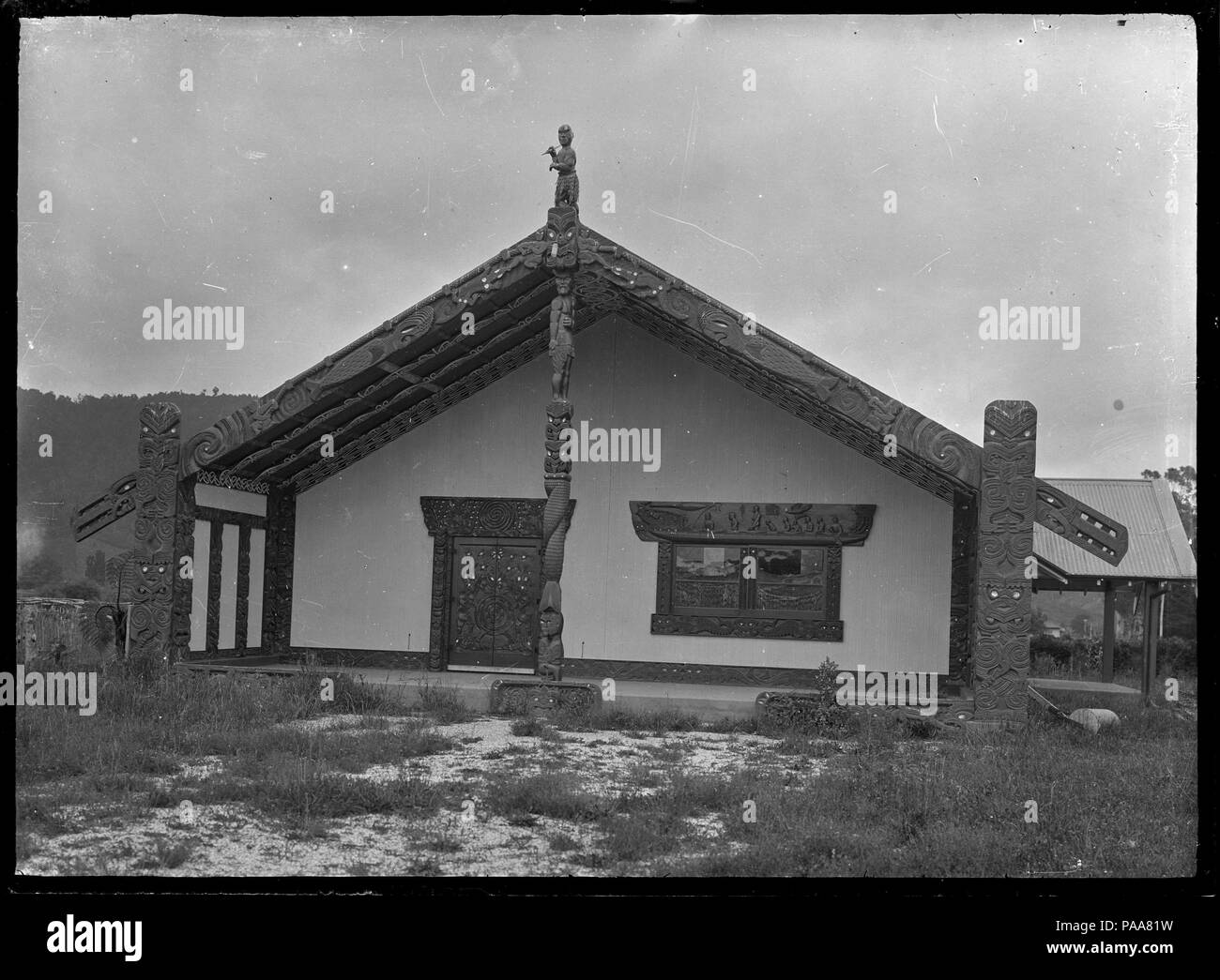 164 Mahina-a-Rangi meeting house, Turangawaewae Marae, Ngaruawahia ...