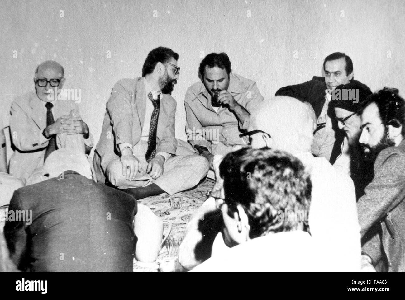 164 Mahmoud Taleghani meet with some members of Interim Government of ...