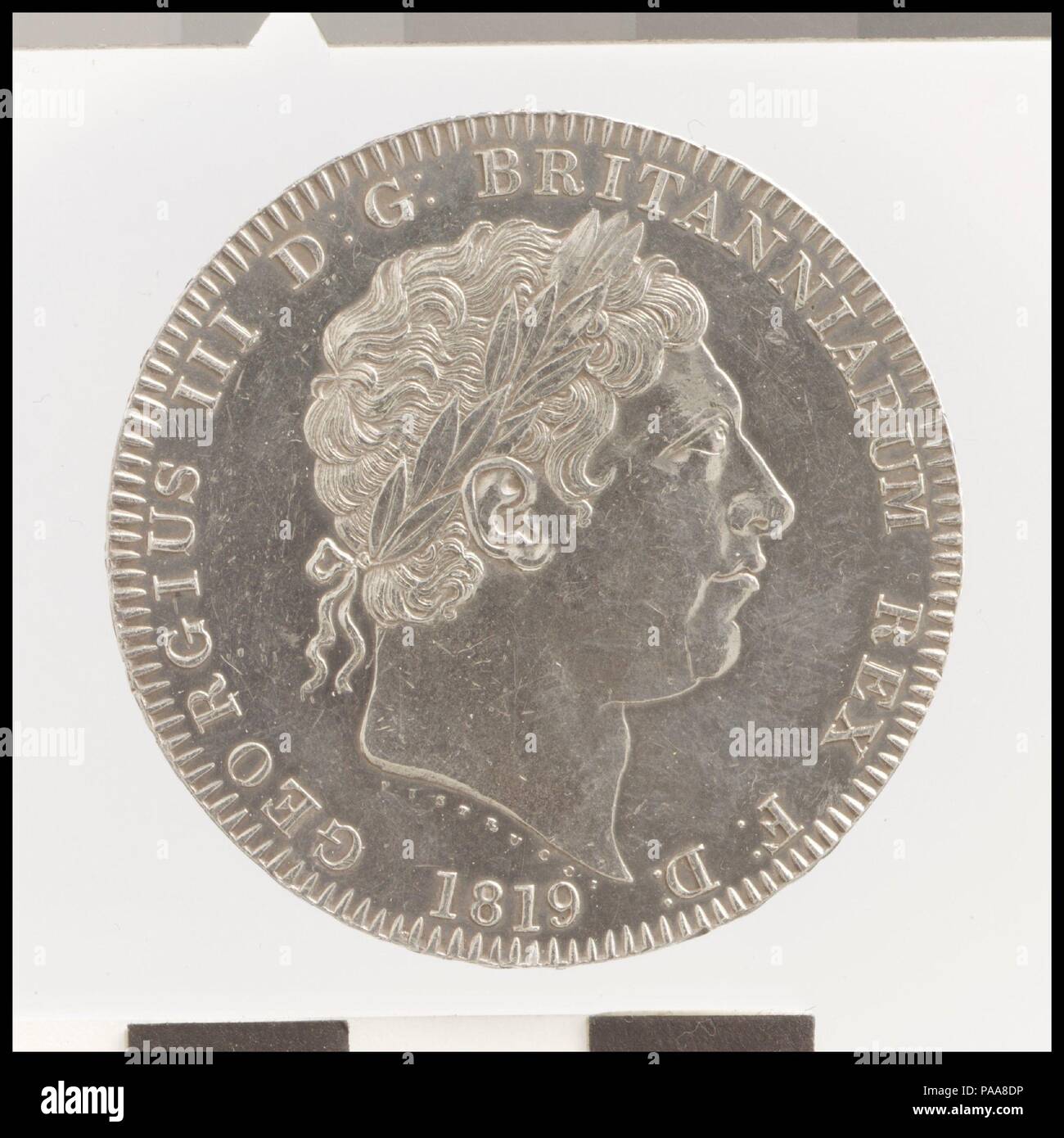 George III crown. Culture: British. Dimensions: Diameter: 40 mm.. Maker ...