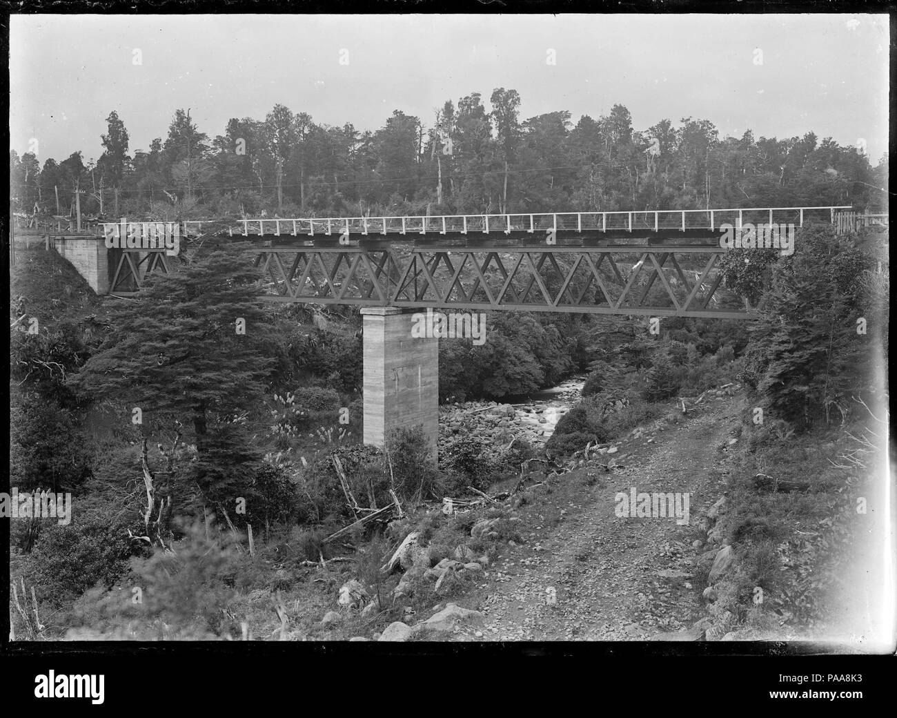 165 Mangaturuturu viaduct on the North Island Main Trunk Line ATLIB ...