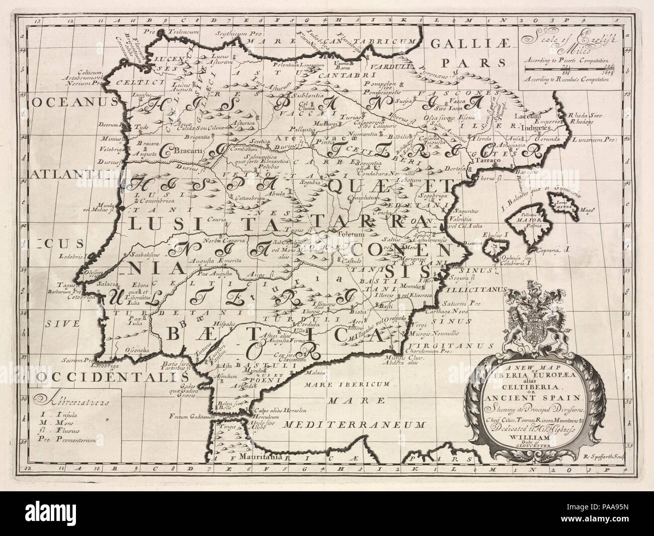 Map of iberia hi-res stock photography and images - Alamy