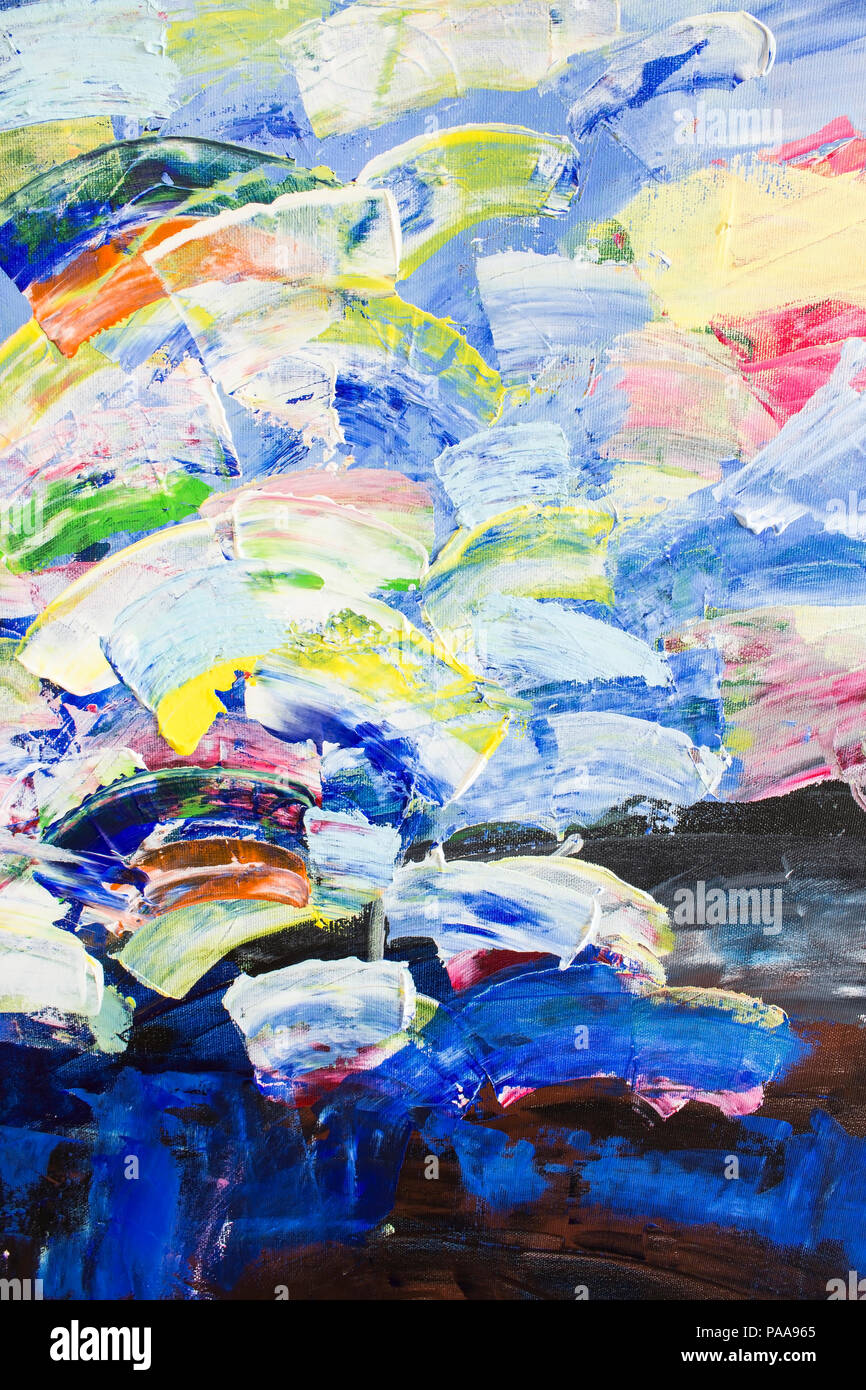 Detail of the Painting as a Background Stock Photo - Alamy