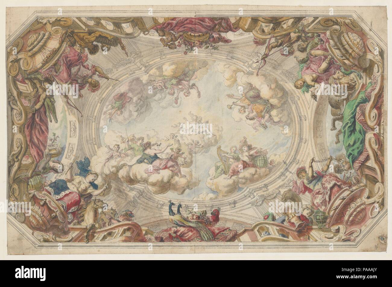 Design for a Ceiling. Artist: Daniel Marot the Elder (French, Paris ...