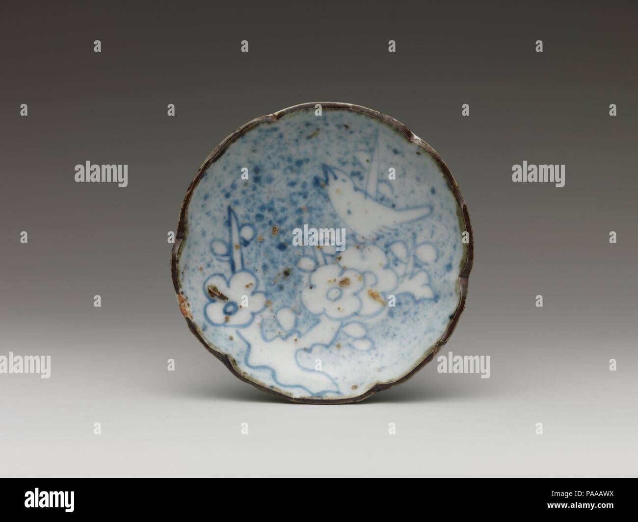 Dish. Culture: Japan. Dimensions: H. 1 in. (2.5 cm); Diam. 3 1/8 in. (7 ...