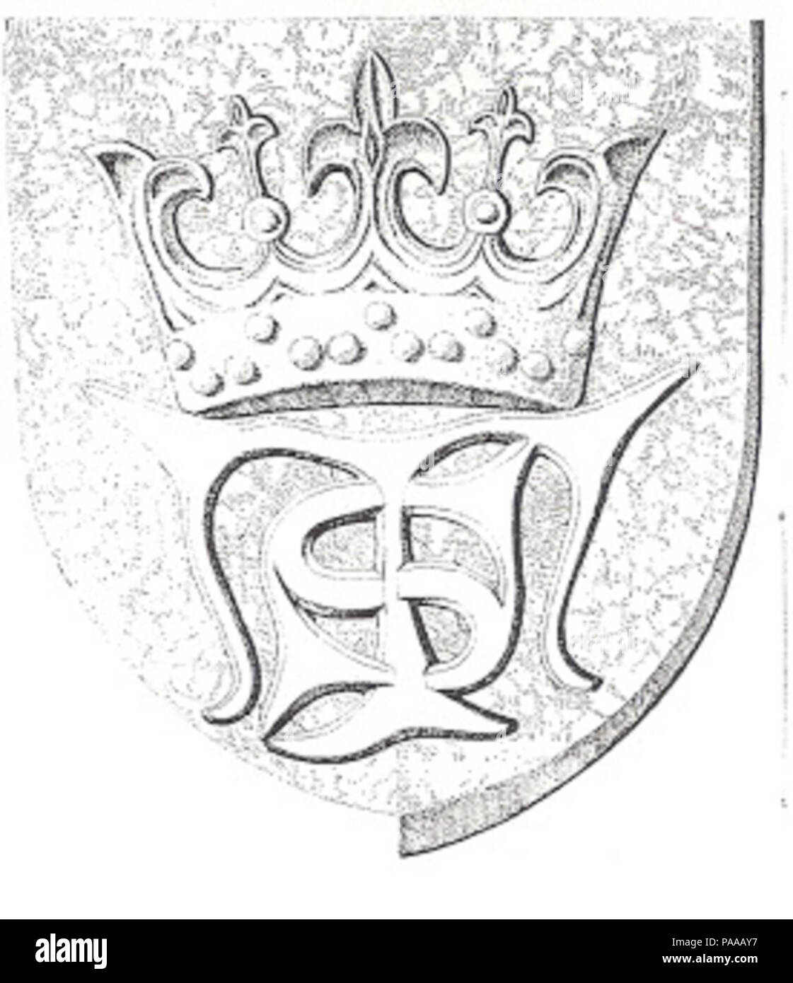 176 Monogram of King Thomas Stock Photo - Alamy