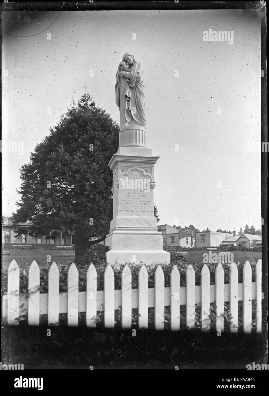 New zealand gardens Black and White Stock Photos & Images - Alamy