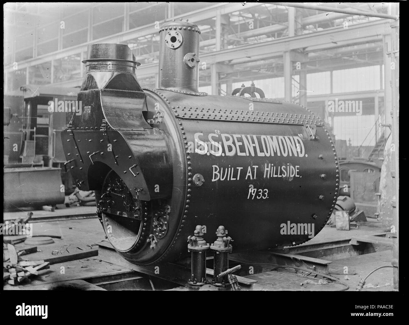 1900's steam ship Black and White Stock Photos & Images - Alamy