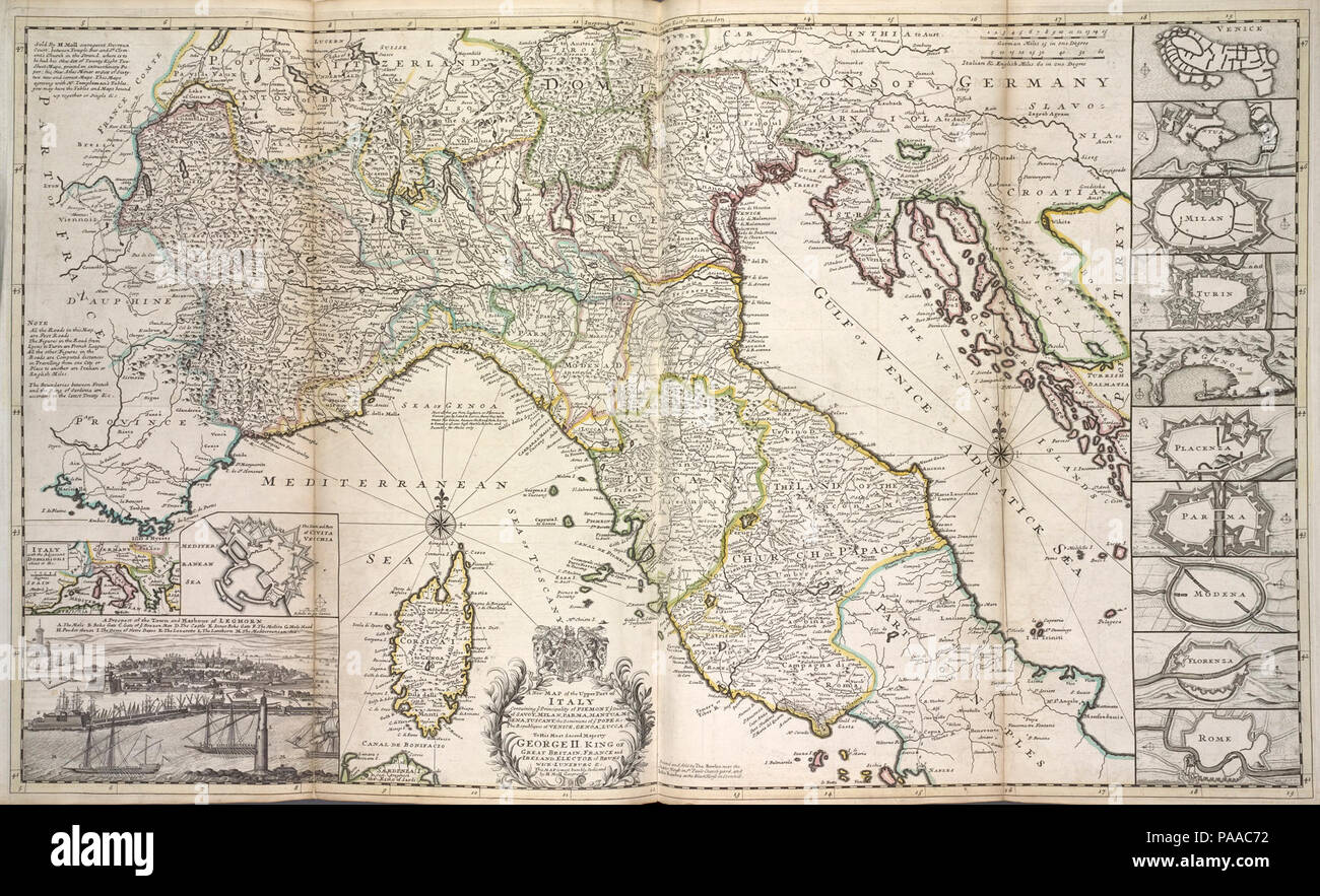 Modena map hi-res stock photography and images - Alamy