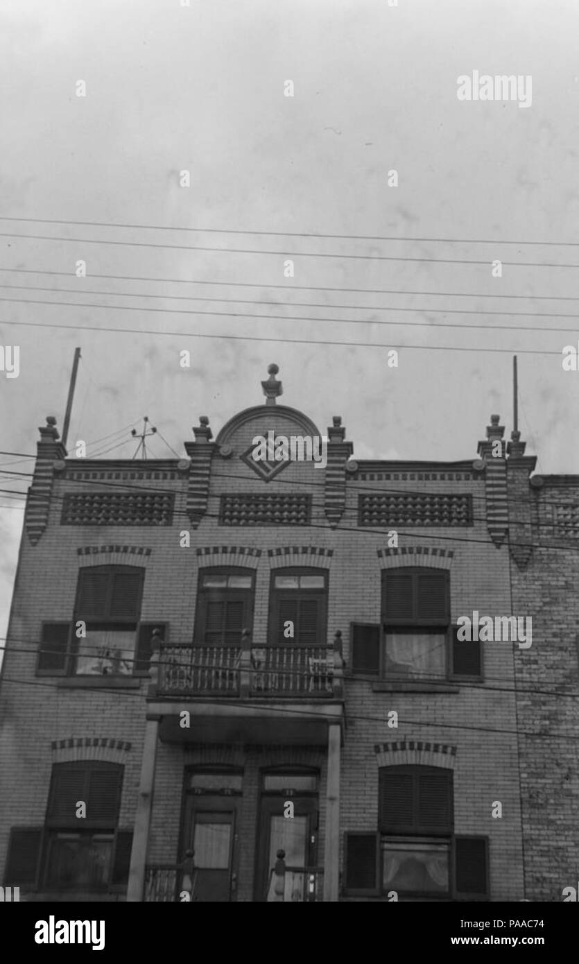 Garden fence house window Black and White Stock Photos & Images - Alamy