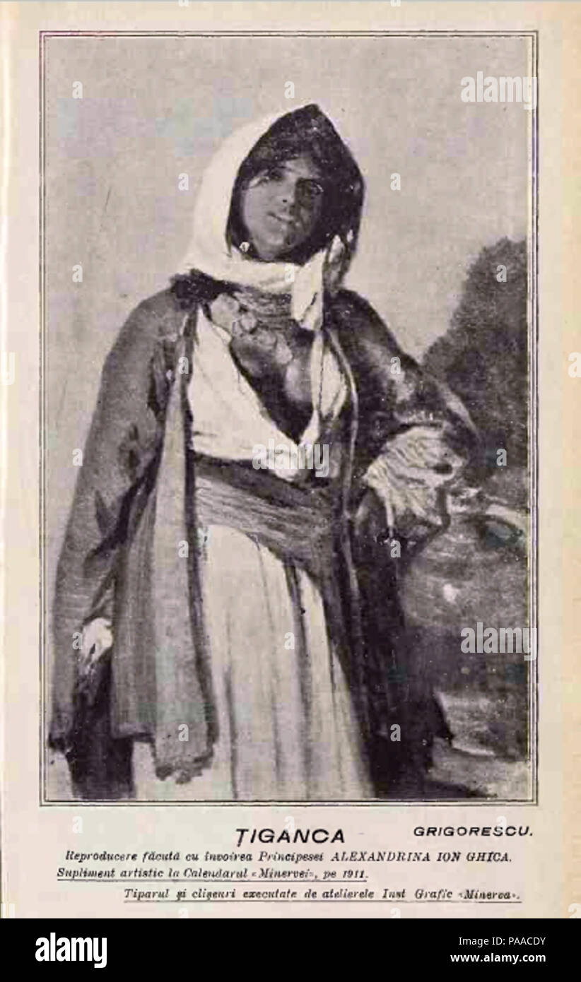 183 Nicolae Grigorescu - Tiganca din Ghergani (1 Stock Photo - Alamy