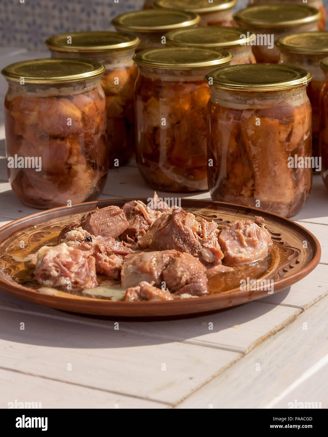 Canned meat hi-res stock photography and images - Alamy