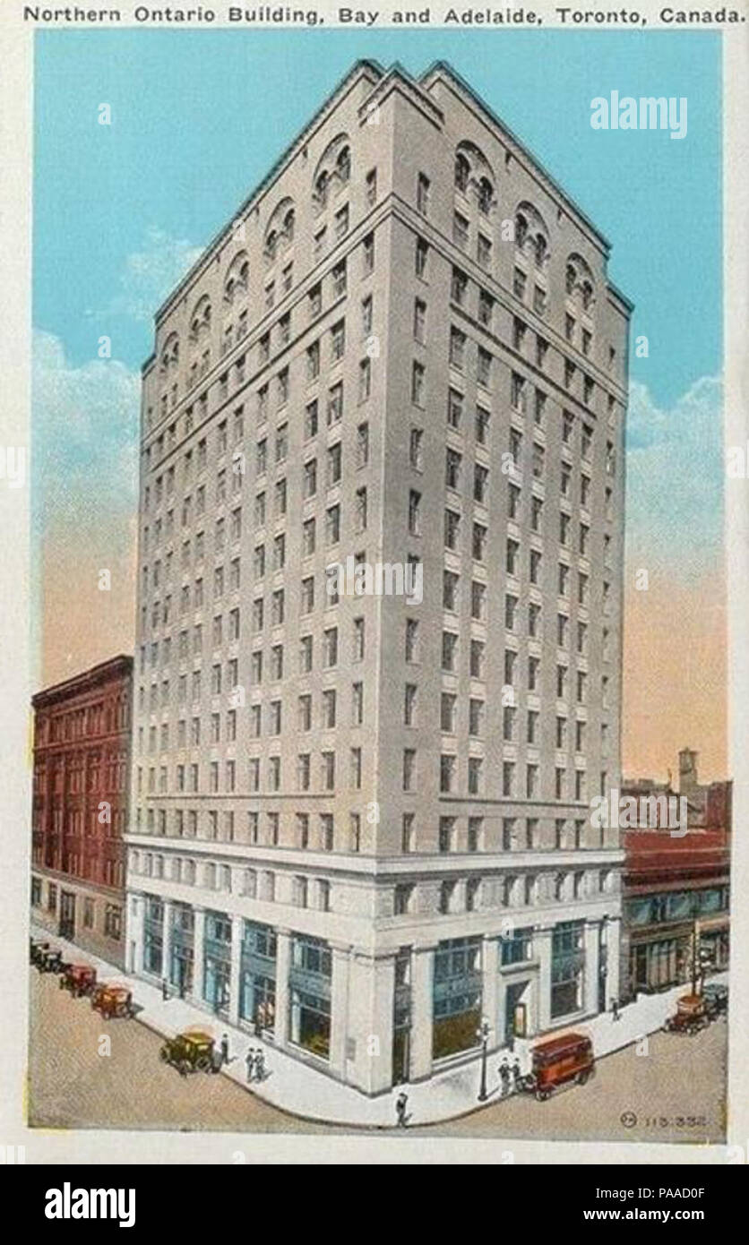 185 Northern Ontario Building, Bay and Adelaide, Toronto, Canada Stock ...