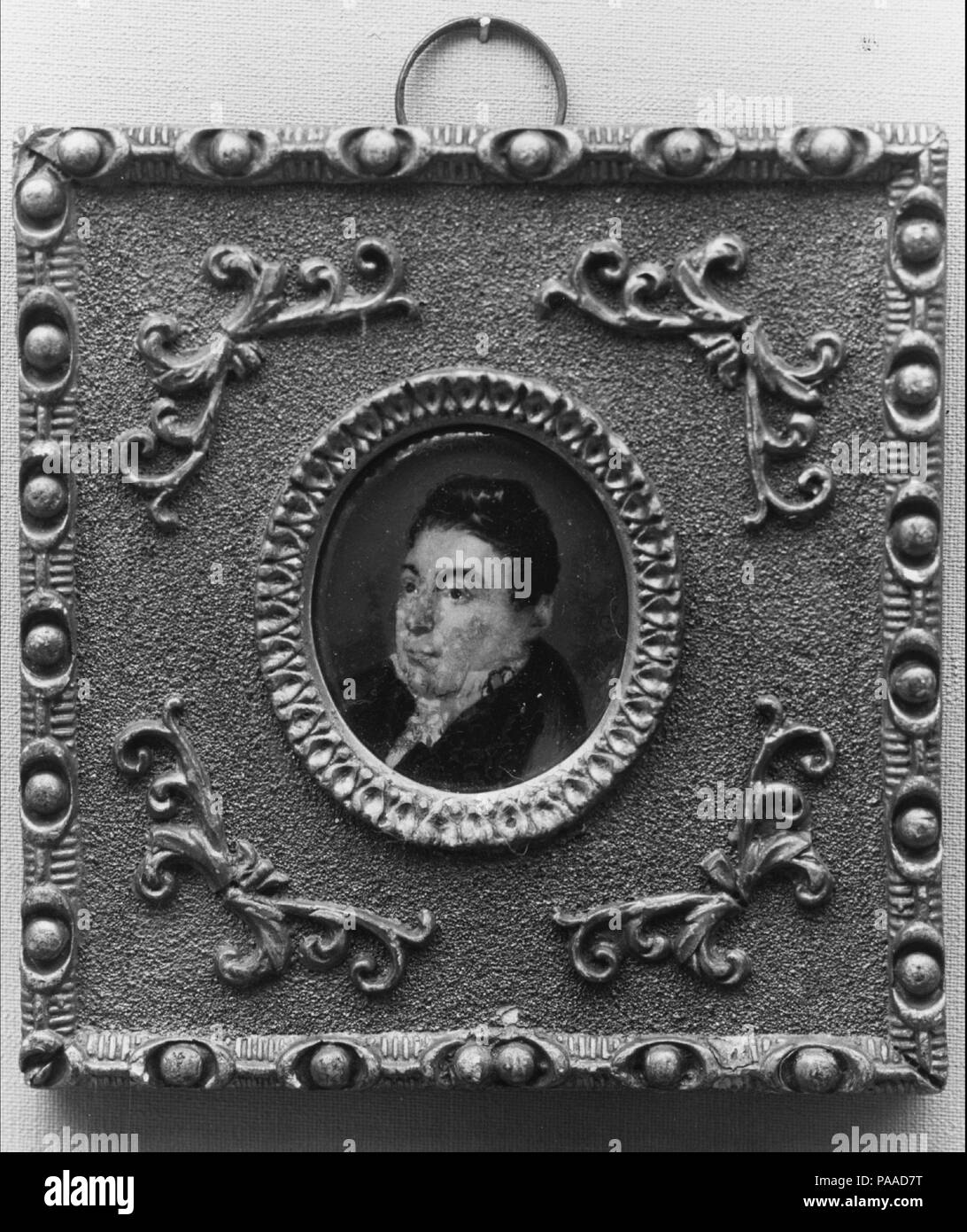 Portrait Miniature of the Marquis de Lafayette. Dimensions: 1 5/8 x 1 3 ...