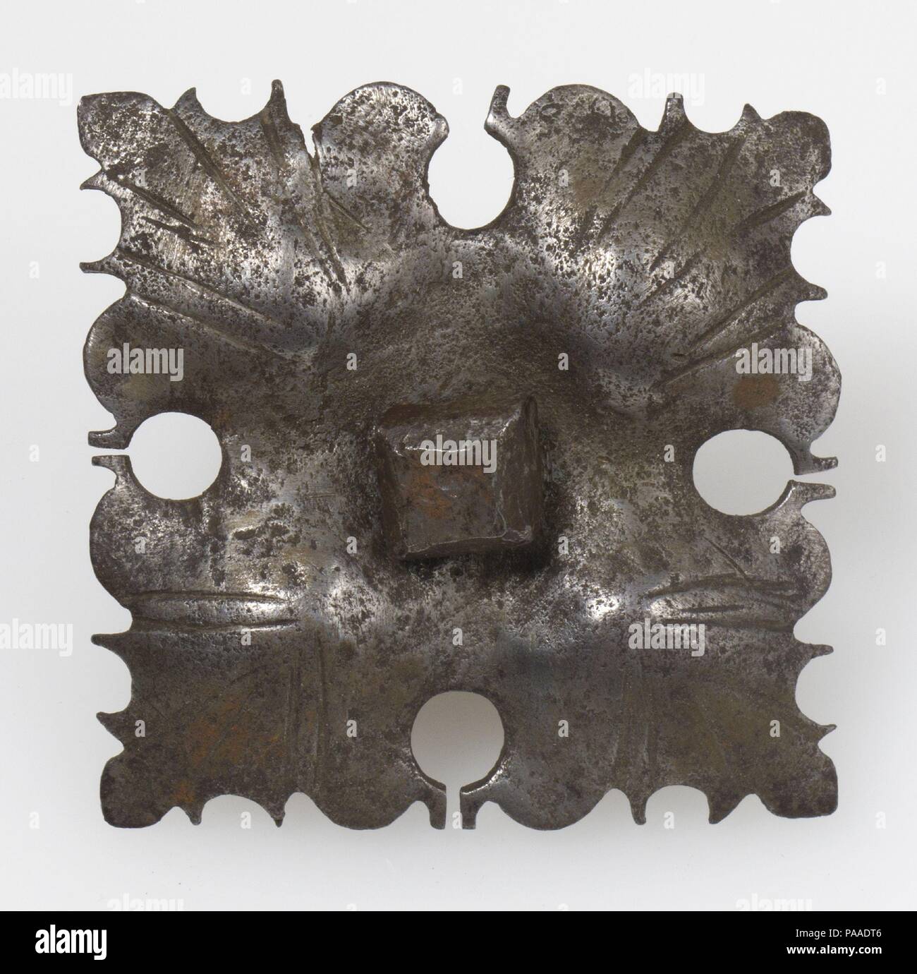 Plate and Nail. Culture: European. Dimensions: Overall: 3 3/8 in. (8.6 ...