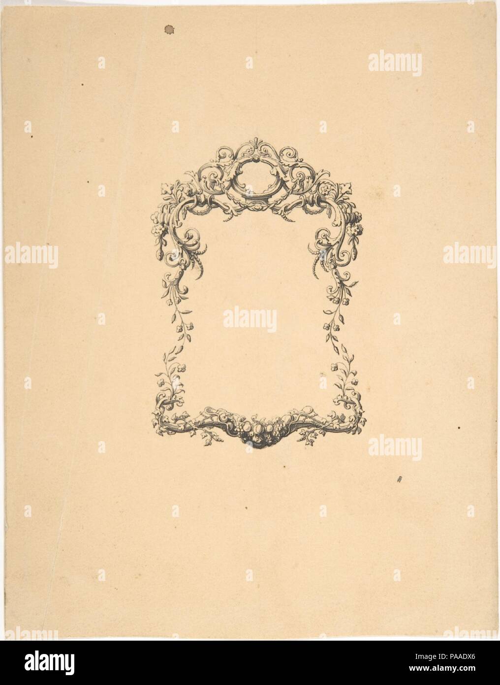 Design for Frame. Artist: Robert William Hume (British, London 1816 ...