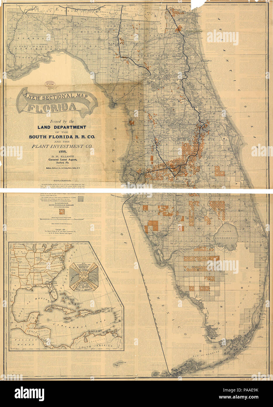 Sectional land map hi-res stock photography and images - Alamy