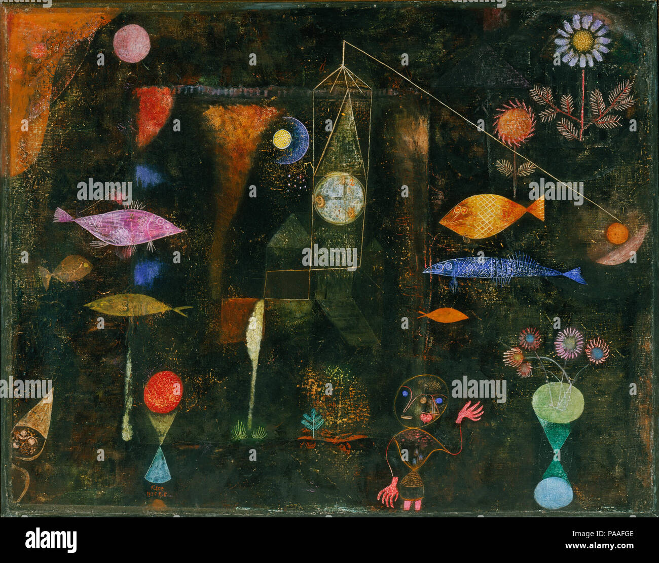 195 Paul Klee, Swiss - Fish Magic Stock Photo - Alamy