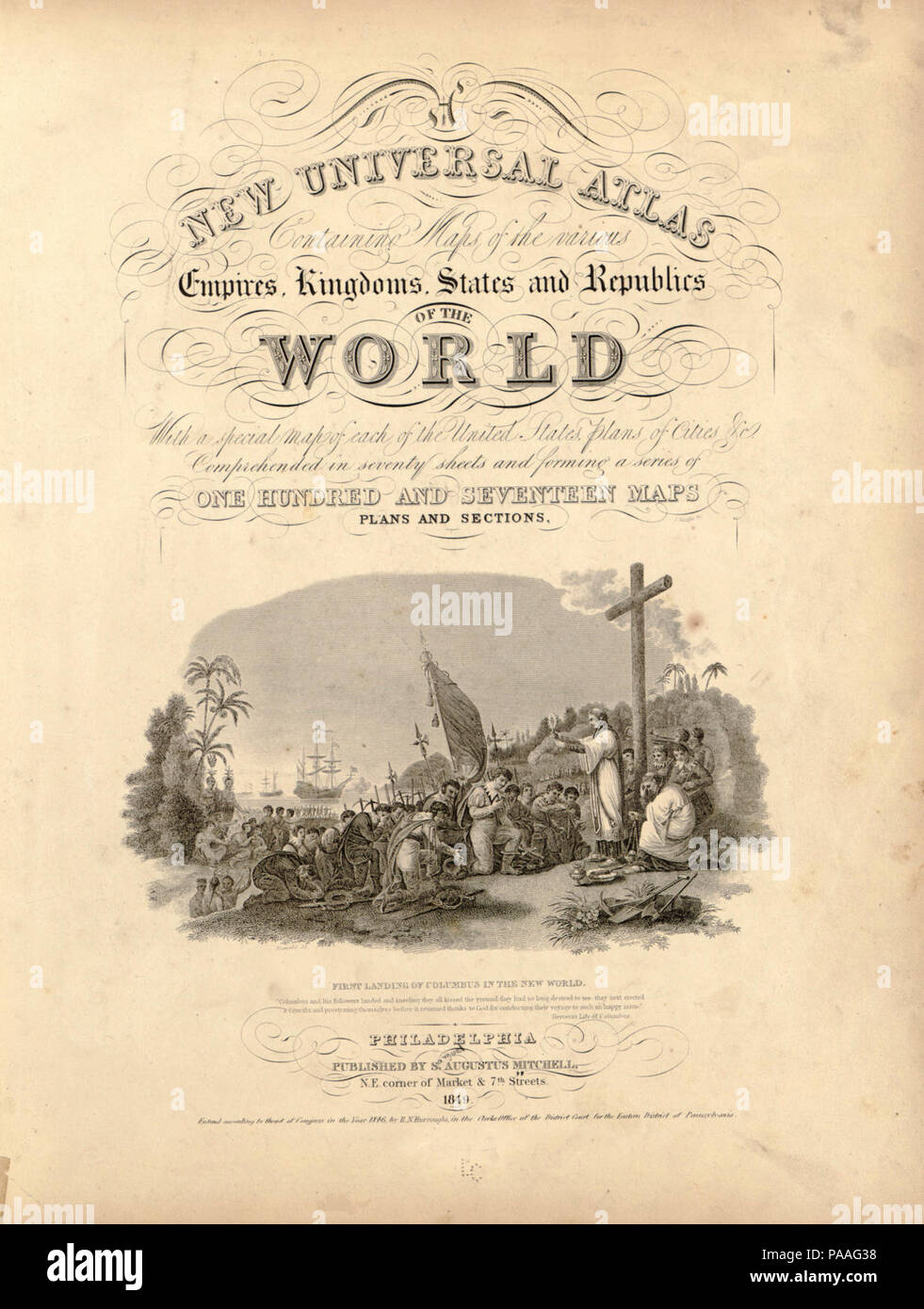 A new universal atlas, containing maps of the various empires, kingdoms ...