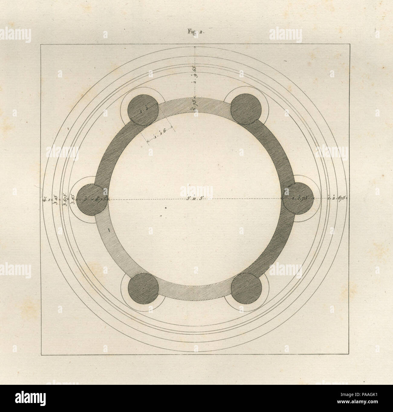 200 Plan du monument choragique - Stuart James & Revett Nicholas - 1808 ...
