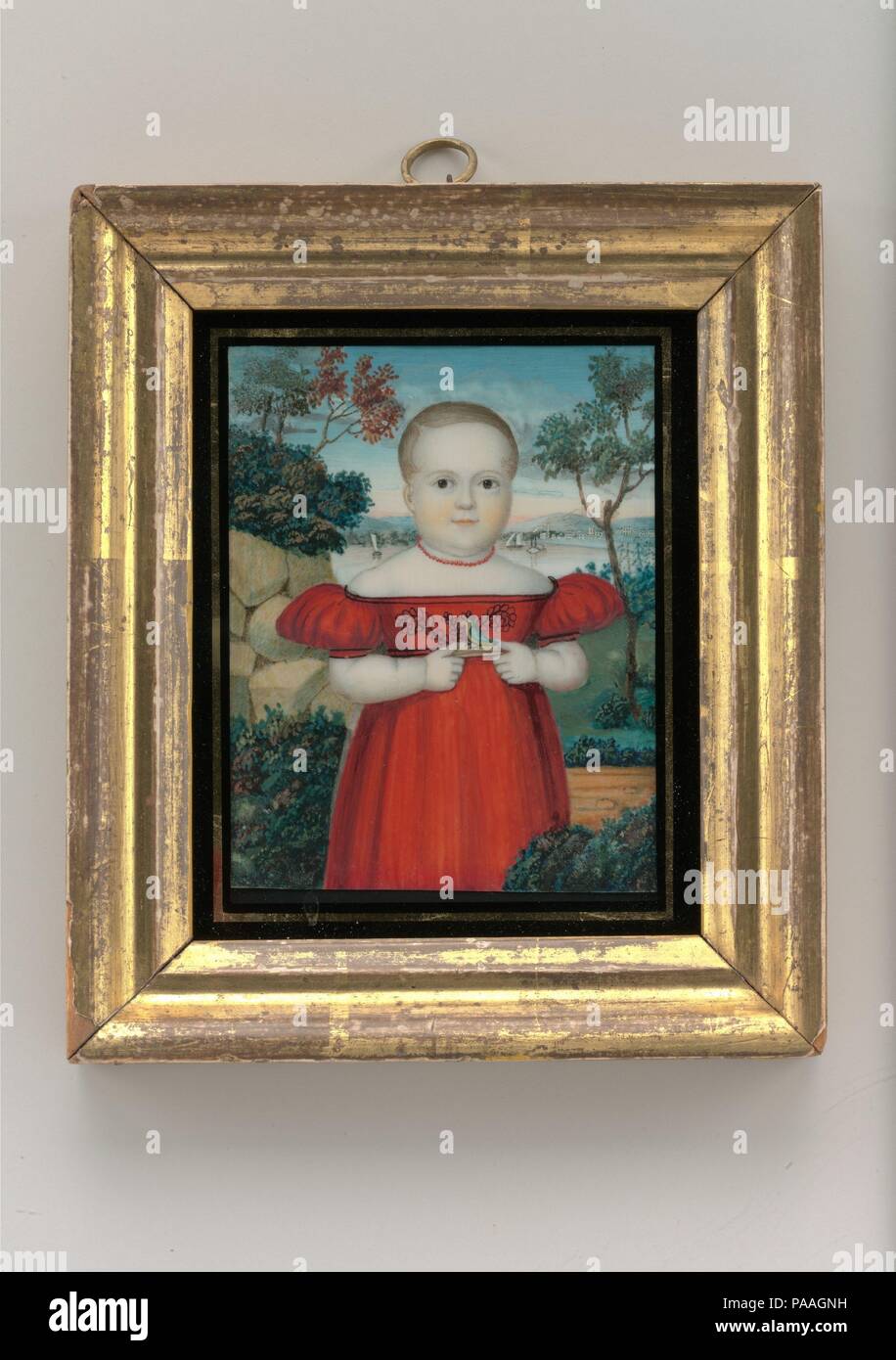 Portrait of a Boy. Dimensions: Sight: 3 1/8 x 2 3/8 in. (7.9 x 6 cm ...
