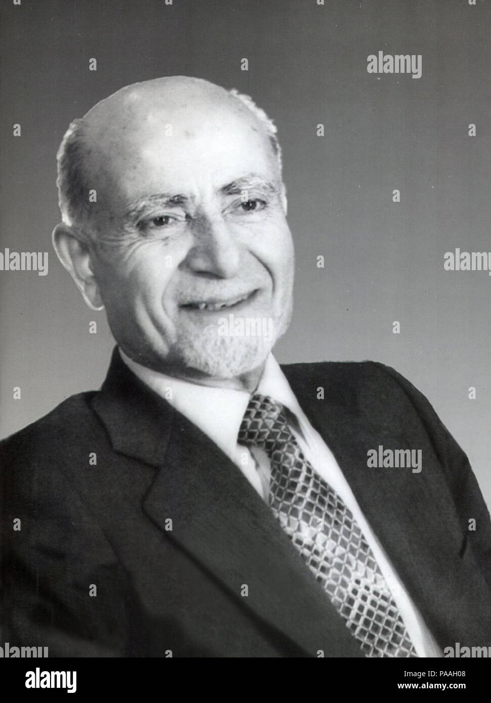 201 PM Bazargan photographed during a Television program - 1979 Stock ...