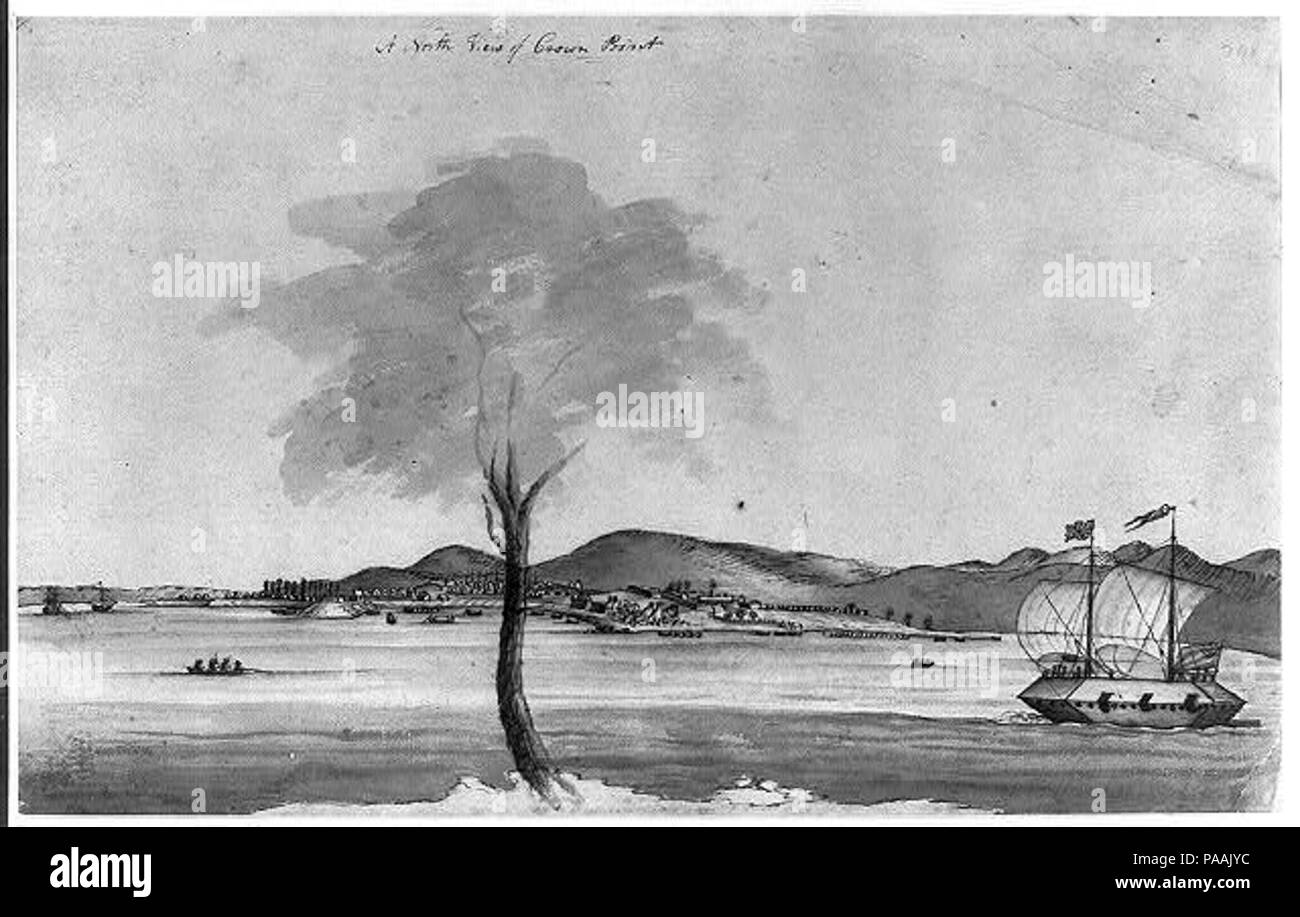 A north view of Crown Point Stock Photo - Alamy
