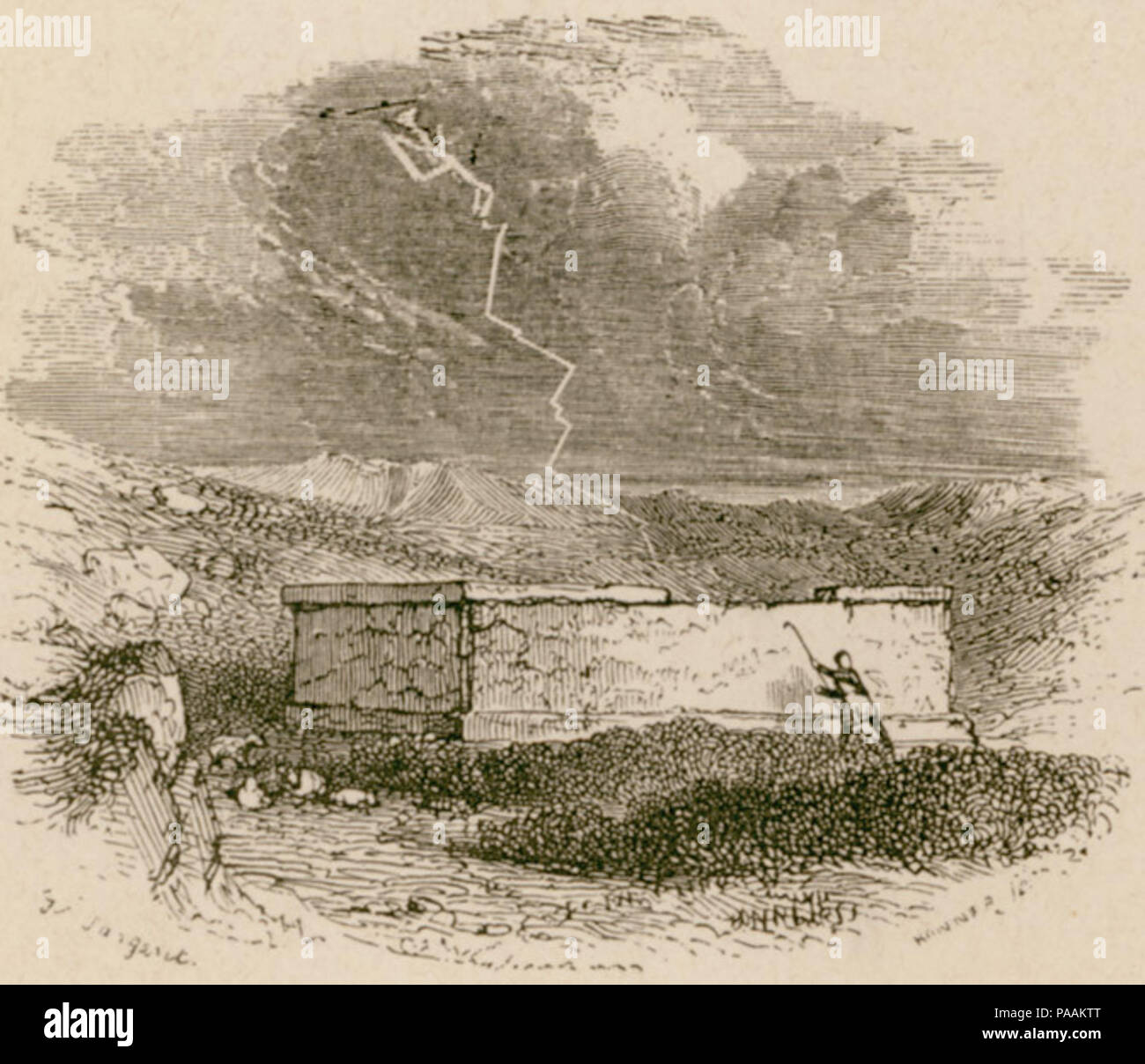 214 Remains at Mycenae - Wordsworth Christopher - 1882 Stock Photo - Alamy