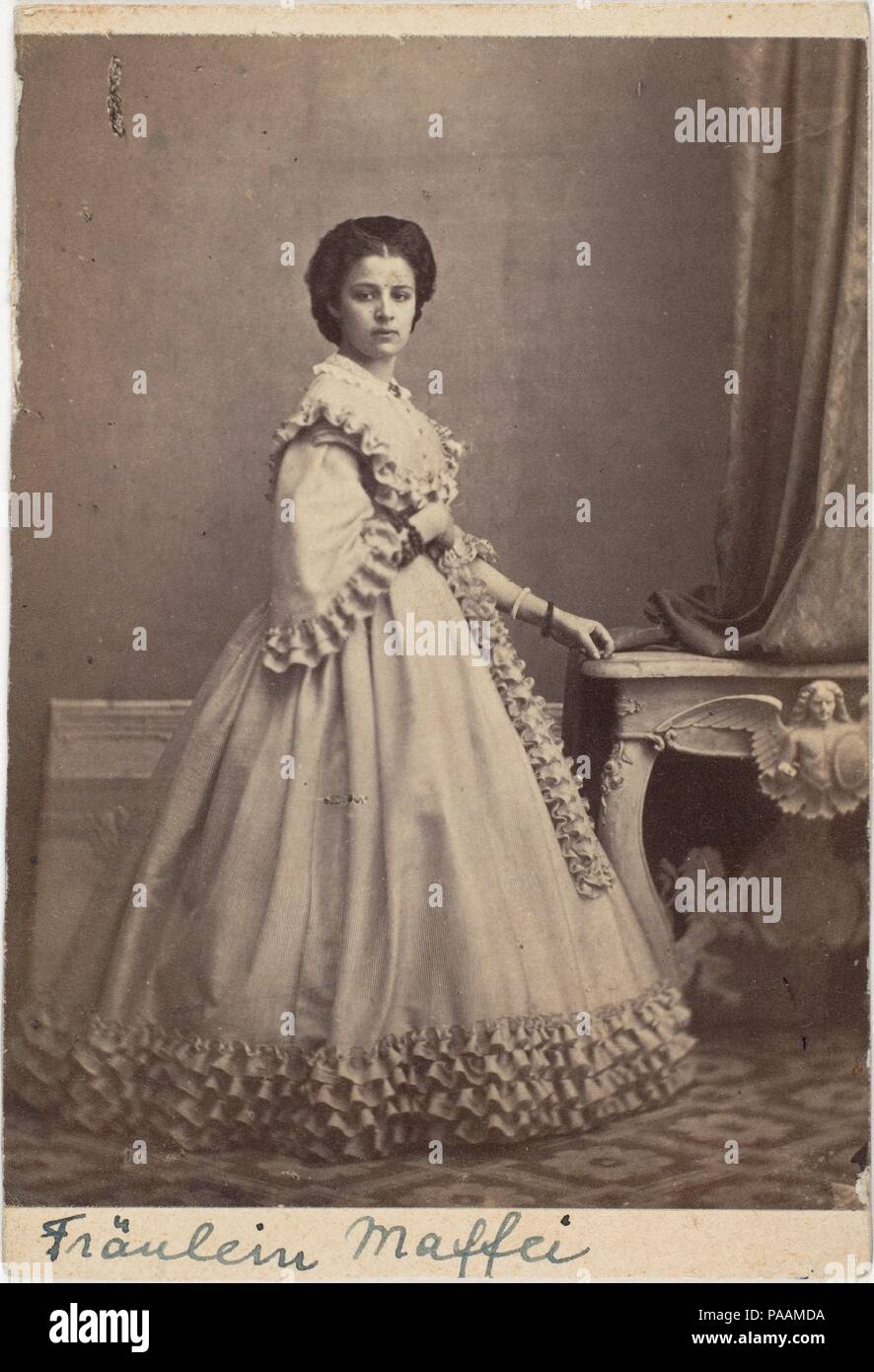 Fräulein Maffei. Artist: Unknown (Italian). Date: 1860s. Museum ...