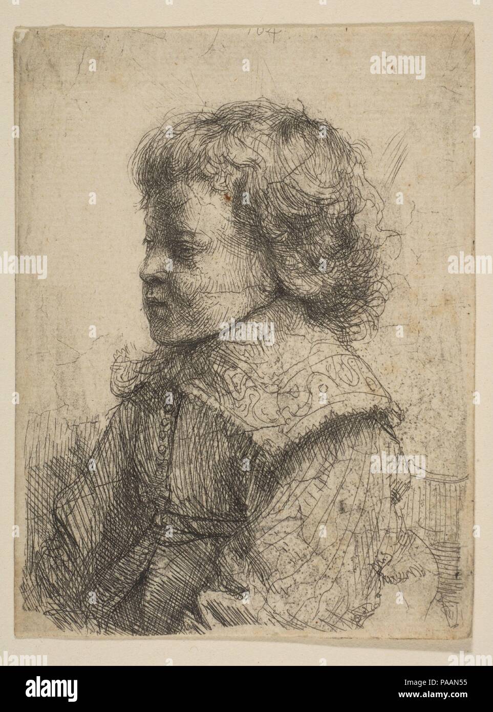 Portrait of a Boy, in Profile. Artist: Rembrandt (Rembrandt van Rijn ...