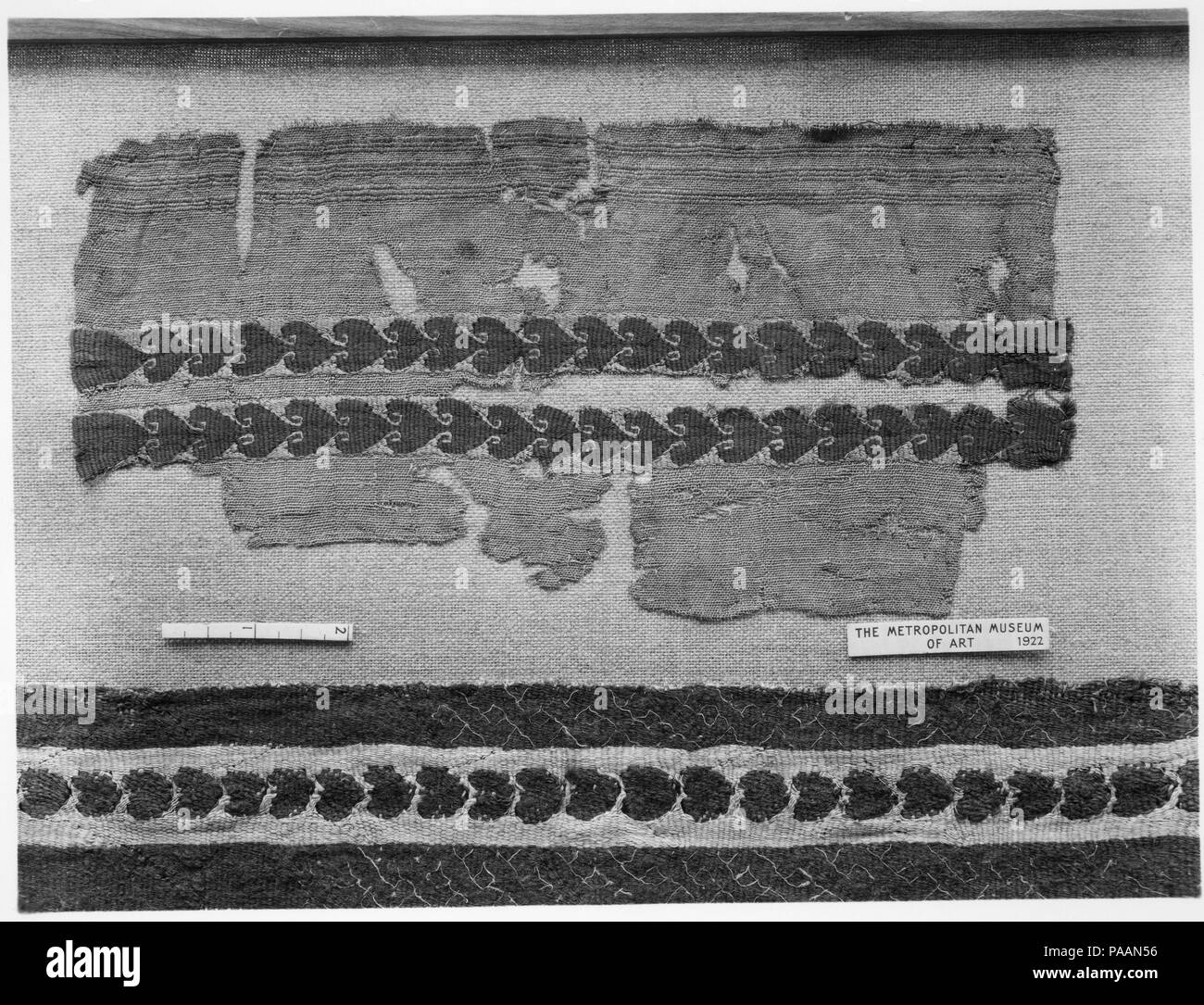 Fragment of a Sleeve. Dimensions: 10 3/4 in. high 5 3/16 in. wide (27.3 ...