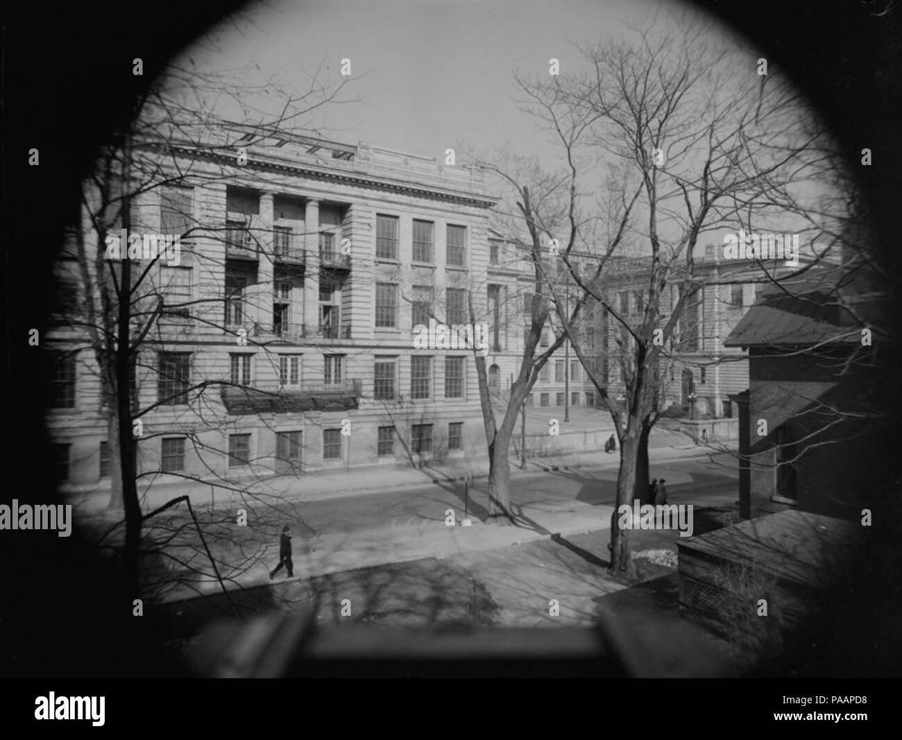 230 School. Montreal High School BAnQ P48S1P12460 Stock Photo - Alamy