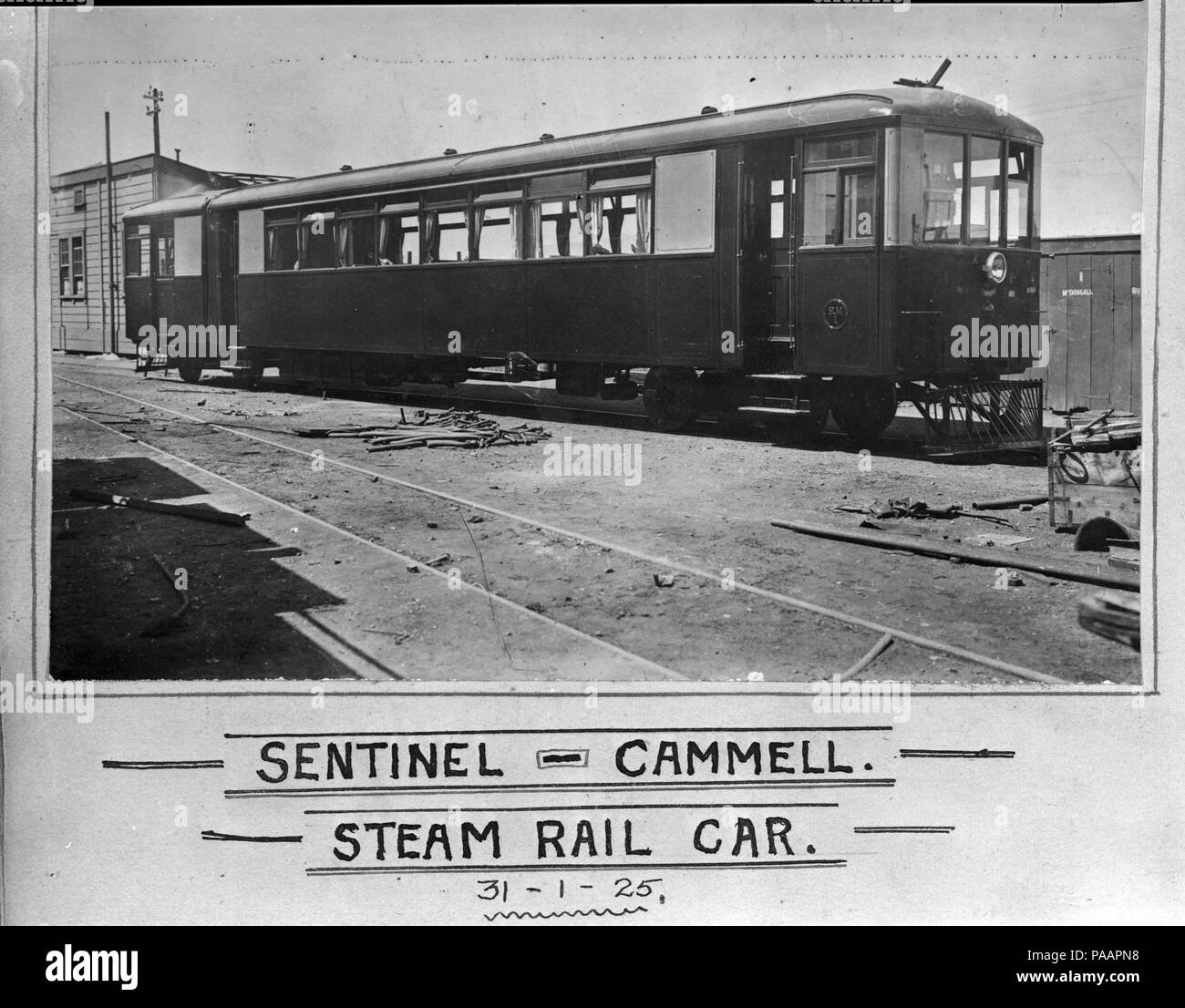 231 Sentinel-Cammell steam railcar, 1925 ATLIB 338830 Stock Photo - Alamy
