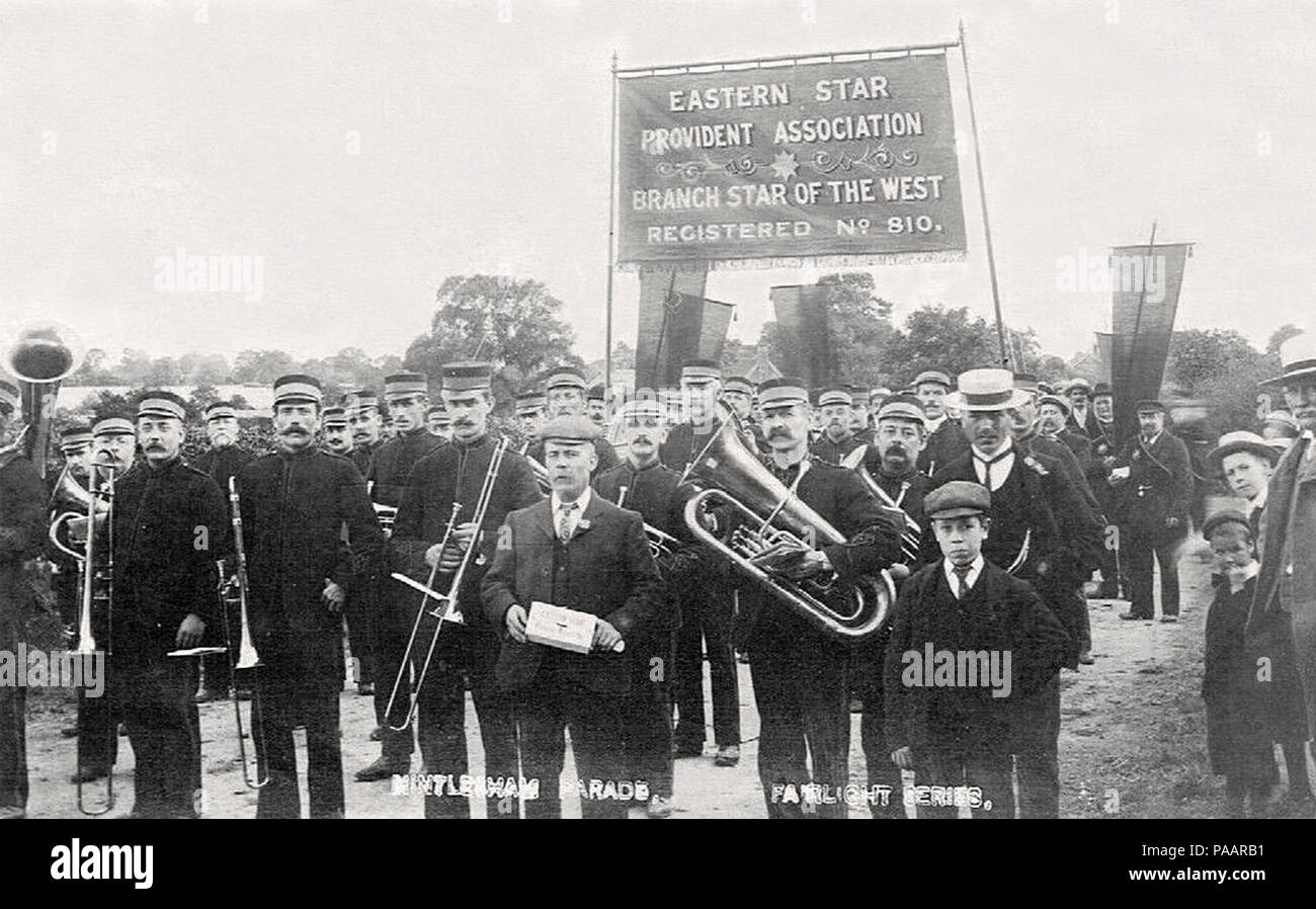 A parade of the Eastern Star Provident Association, Hintlesham, Suffolk ...