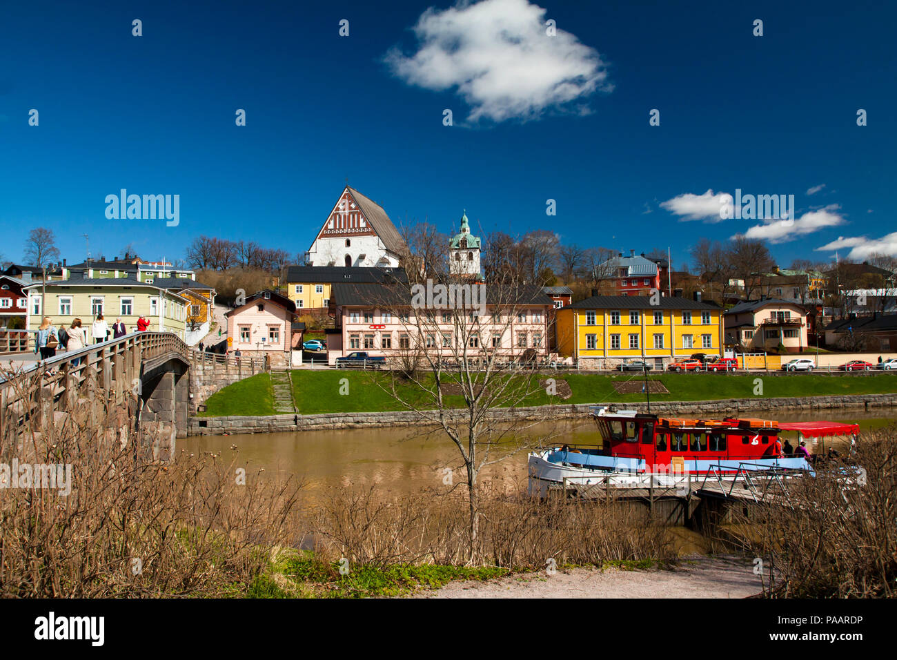 View of medieval church Porvoo cathedral, Finland Stock Photo - Alamy