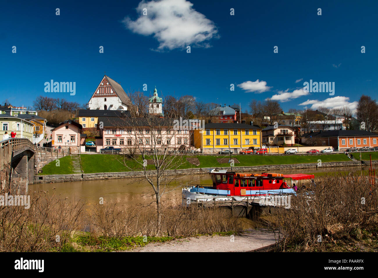 View of medieval church Porvoo cathedral, Finland Stock Photo - Alamy