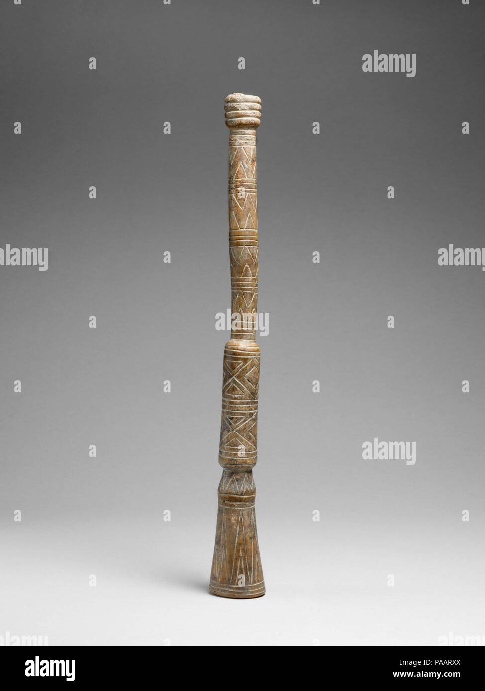 Bone Trumpet. Culture: Calima, Malagana. Dimensions: Height: 12 in. (30 ...