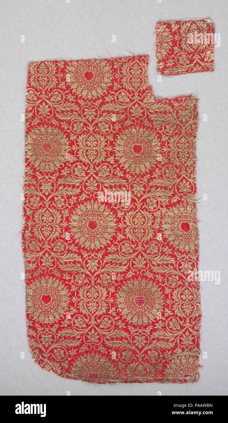 Textile. Culture: Italian. Dimensions: Overall: 20 x 10 1/2 in. (50.8 x ...