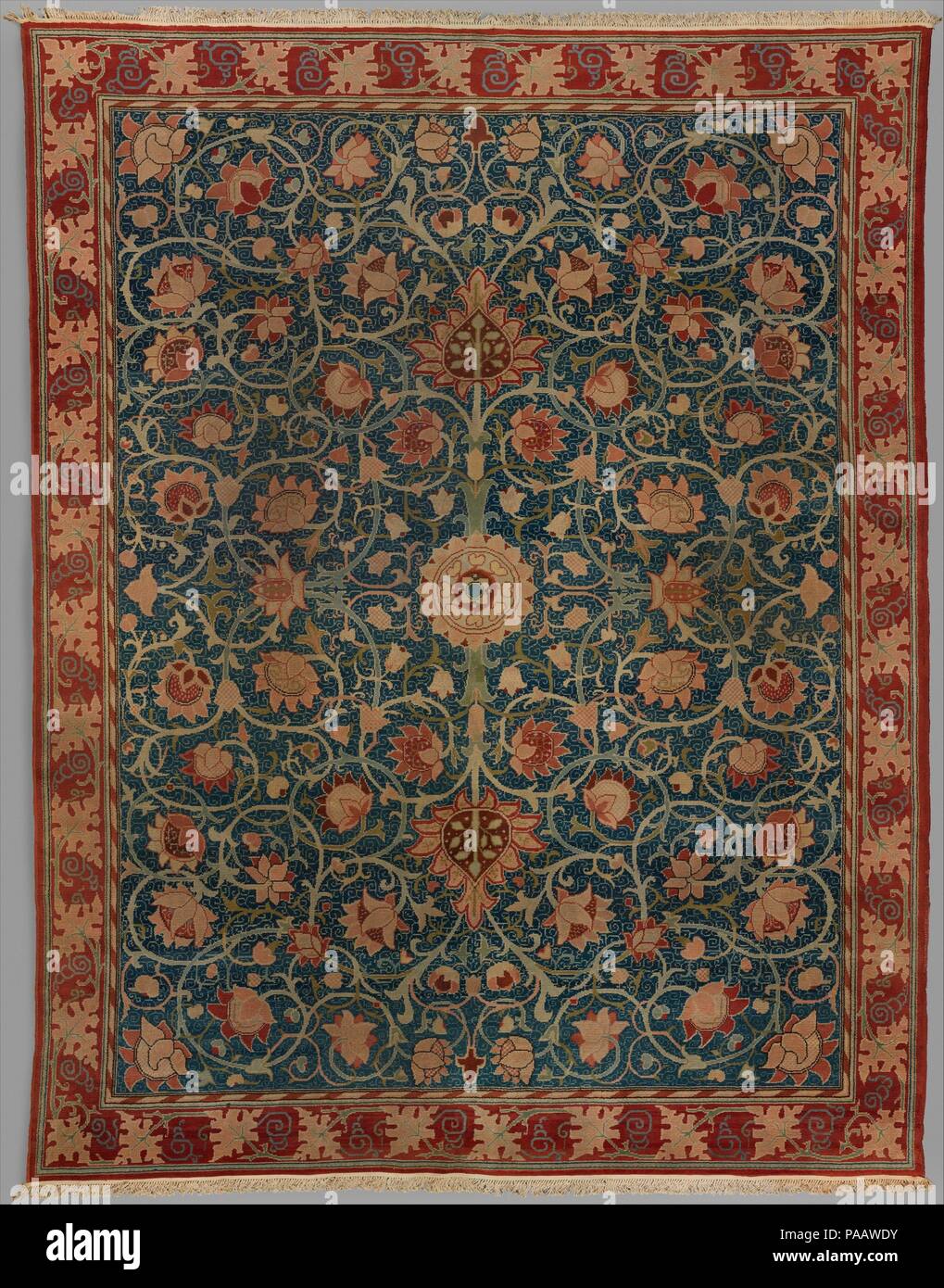 Holland Park carpet. Culture: British, Merton Abbey or Hammersmith ...