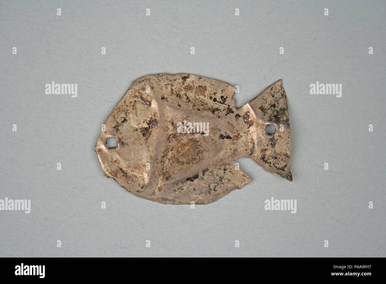 Fish Ornament. Culture: Peru; central coast (?). Dimensions: Length 1-1 ...